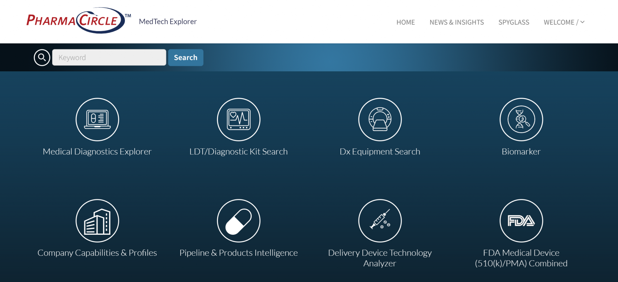 MedTech Explorer - A subscription database created by PharmaCircle ...